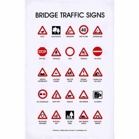 Bridge Traffic Signs T-Towel – The Bridge Warehouse